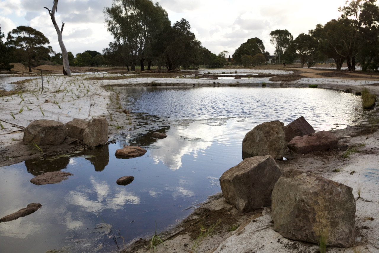 Construction of the Chain of Ponds – Yalukit Willam Nature Association Inc